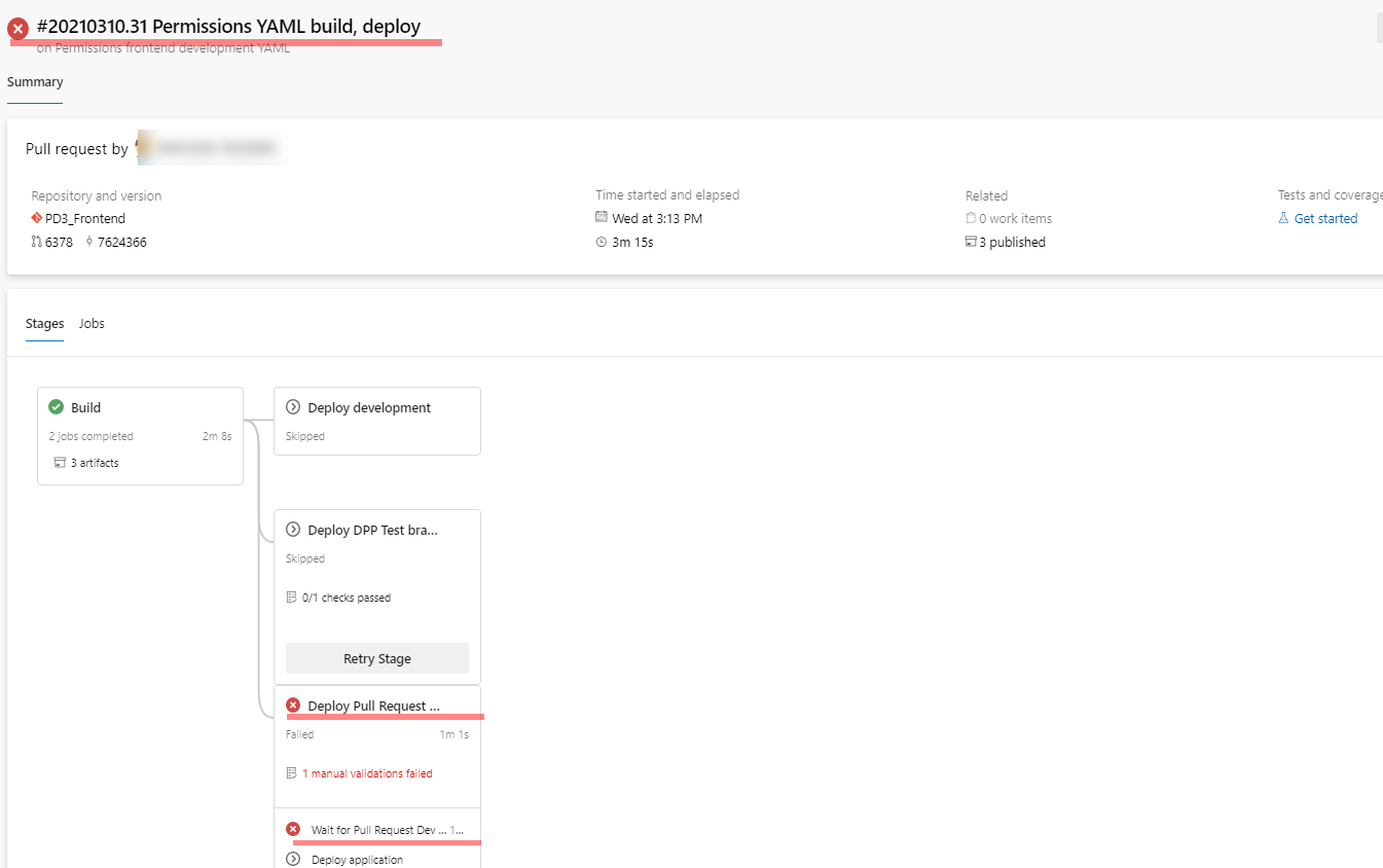 ManualValidation timeout reject whole pipeline, resources approvals timeouts don't · Issue ...