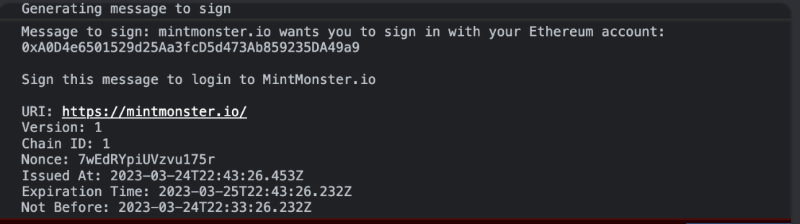 [Bug]: Deceptive site request. Domain mismatch when signing messages with matching domain ...