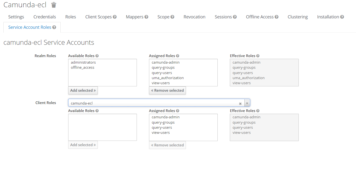 Integration with Keycloak / Unable to read data of configured administratorGroupName camunda ...