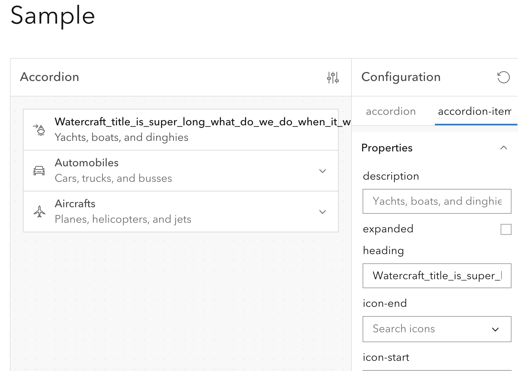 Accordion Item Longer Titles Extend Outside Of The Header Area · Issue 5683 · Esricalcite