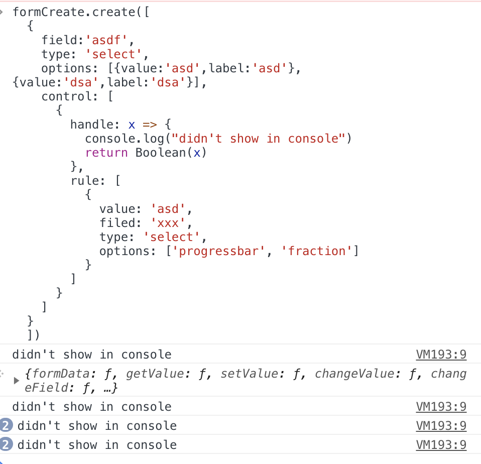 [Bug] control's handle function is not working · Issue #205 · xaboy/form-create · GitHub