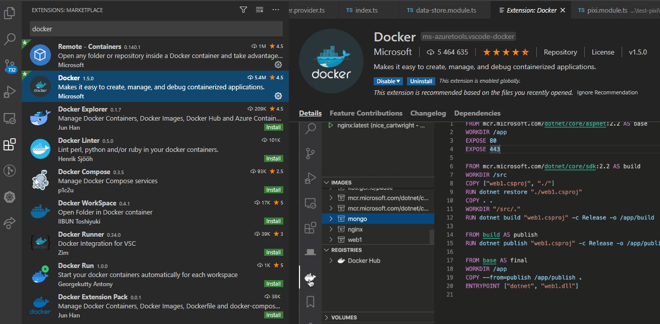 Missing active bar icon · Issue #2299 · microsoft/vscode-docker · GitHub