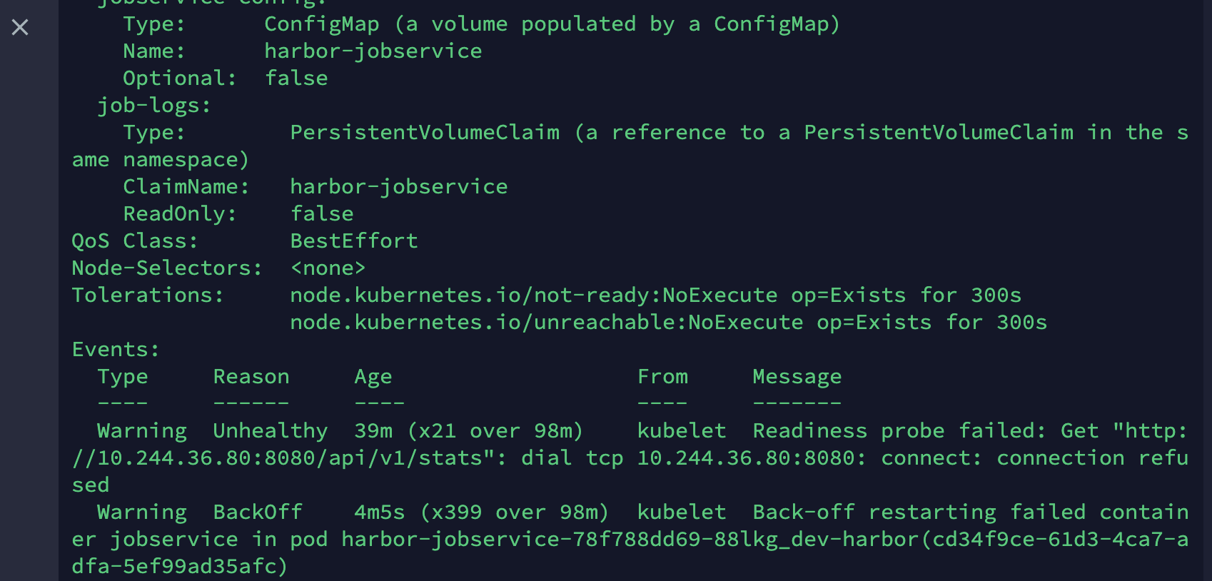 harbor-jobservice can not start up cause by dial tcp: lookup harbor-core: i/o timeout · Issue ...