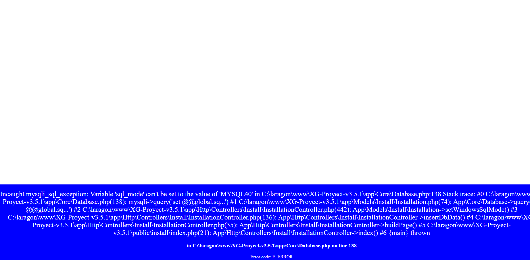 Error Instalacion Mysql 8x · Issue 577 · Xgproyectxg Proyect V3xx