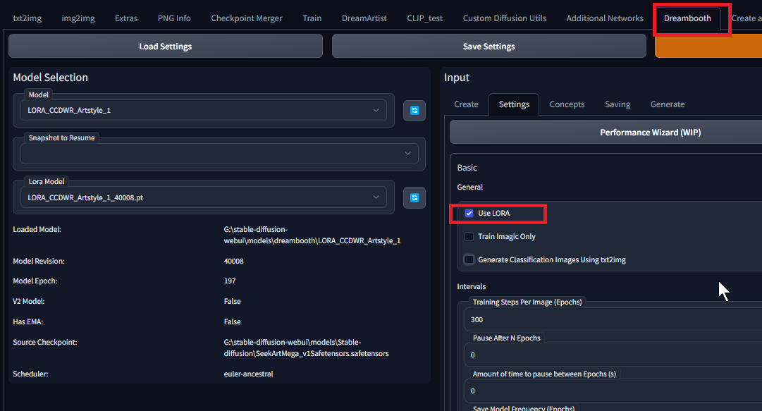 LORA not working outside the dreambooth tab · AUTOMATIC1111 stable ...