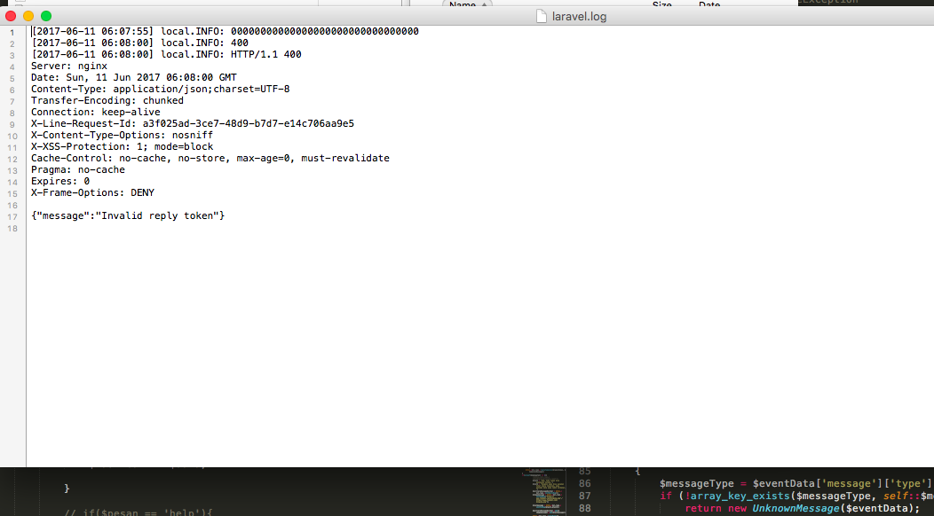read time out and empty reply · Issue #84 · line/line-bot-sdk-php · GitHub