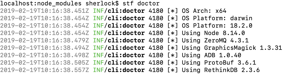The Log After Stf Local Is Provider 5167 Filtered Out Device · Issue 1018 · Openstfstf 2117