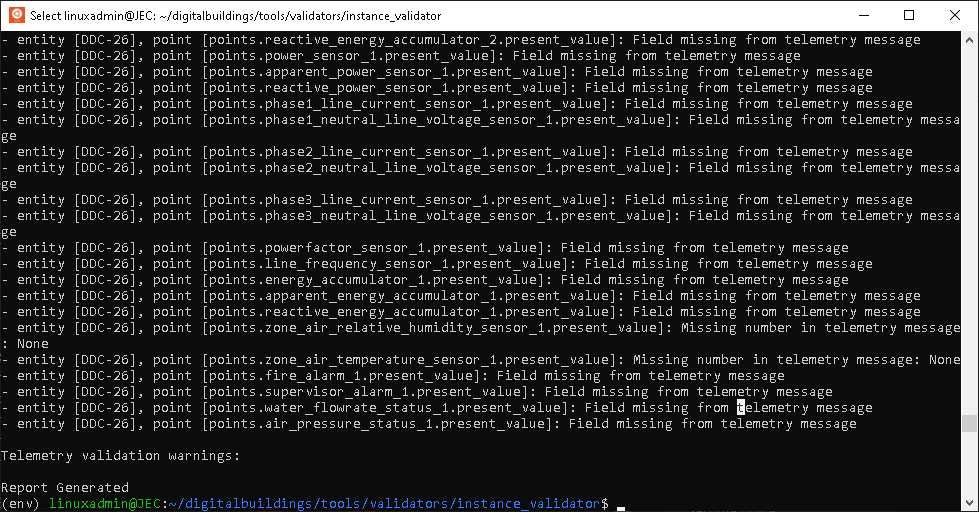 Running Dbo Instance Validation Has Error On All Points Declared As Missing In Translation 1662