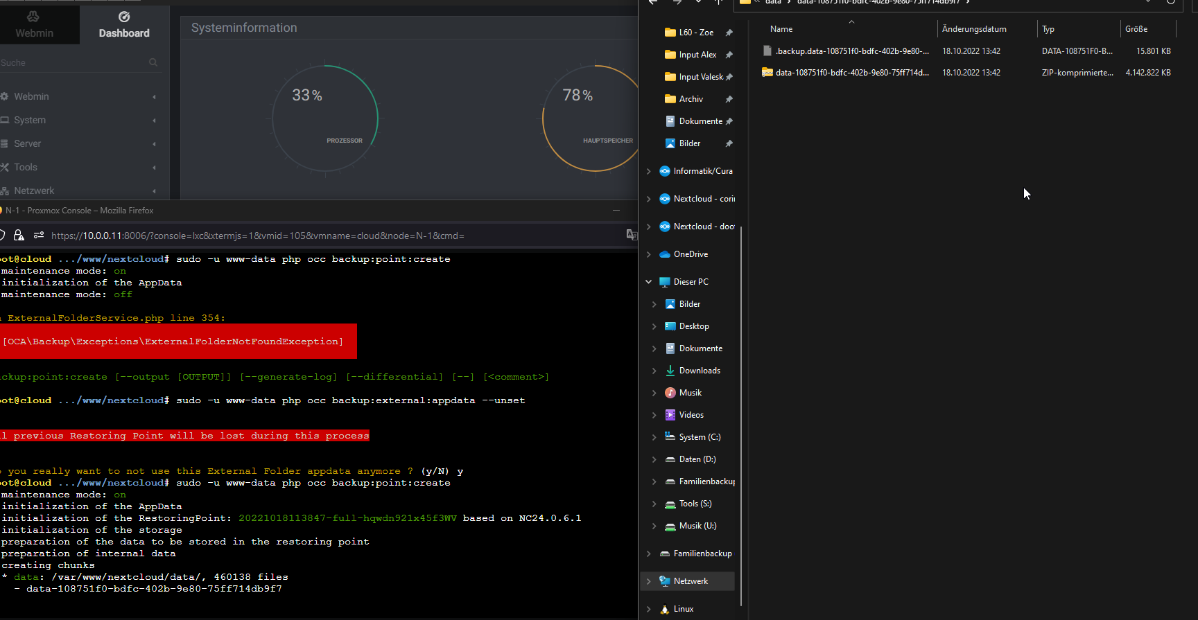 Backup stop working · Issue #433 · nextcloud/backup · GitHub