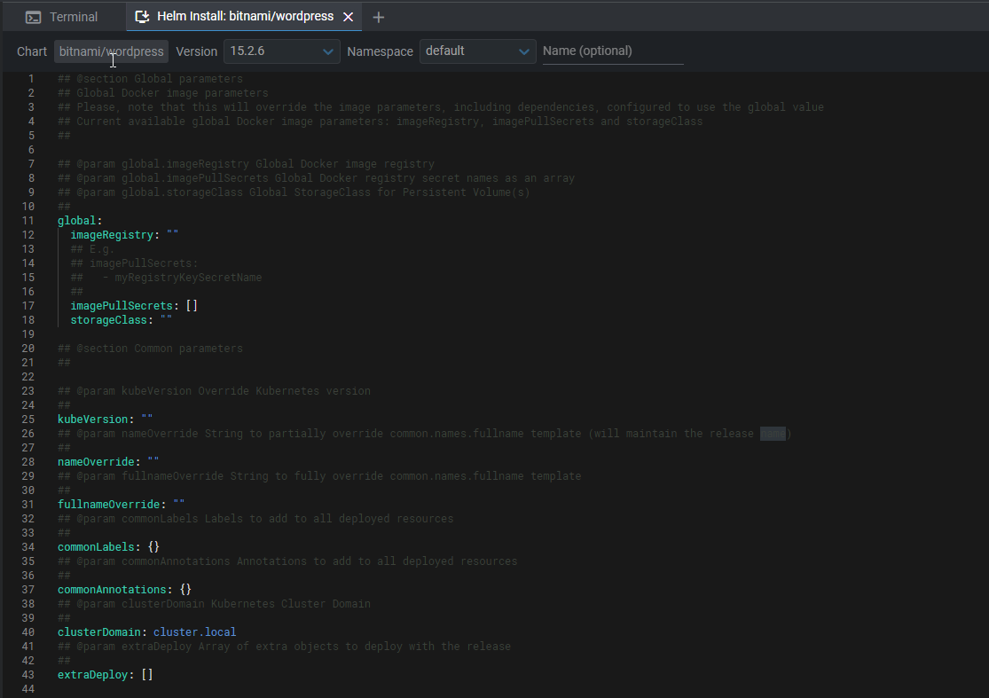 [bitnami/wordpress] Env for wp_home and wp_siteurl · Issue #13018 · bitnami/charts · GitHub