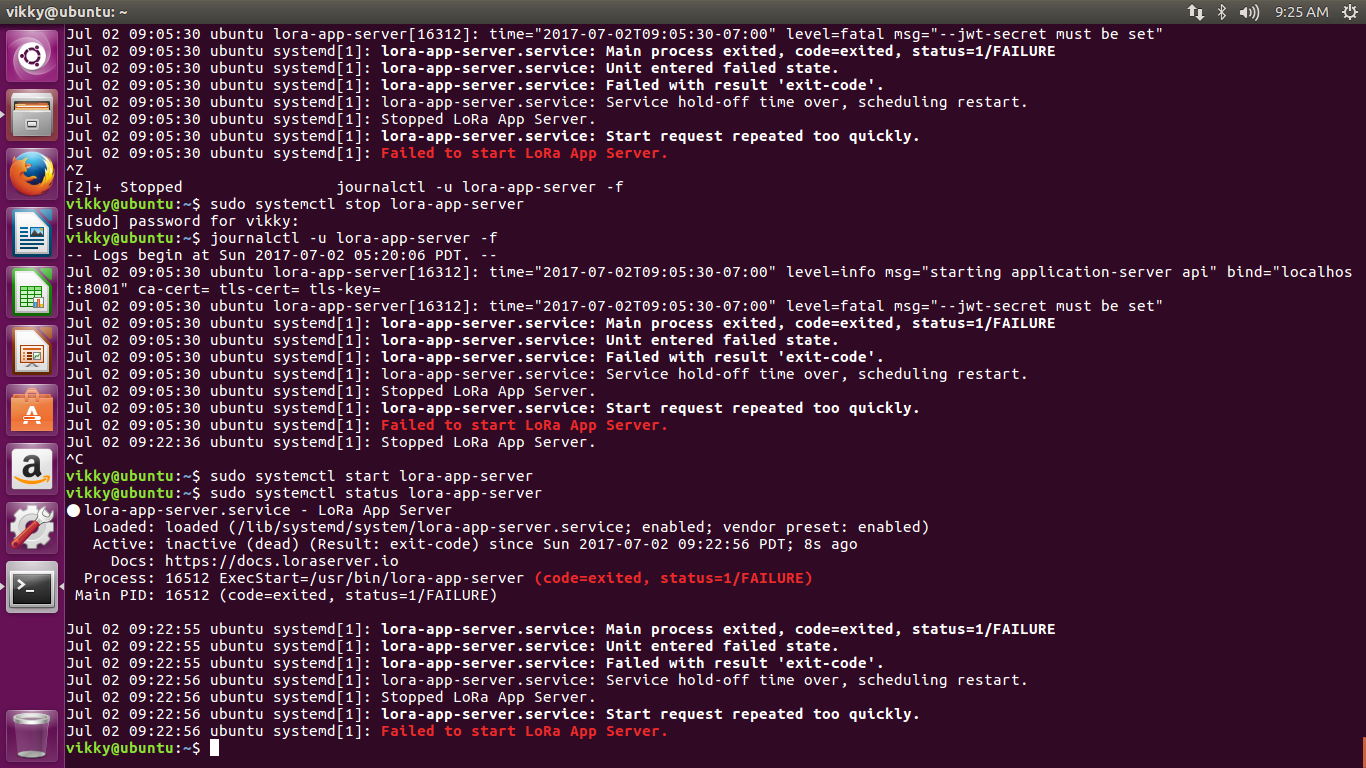 Failed to start LoRa App Server. · Issue #157 · brocaar/chirpstack-network-server · GitHub