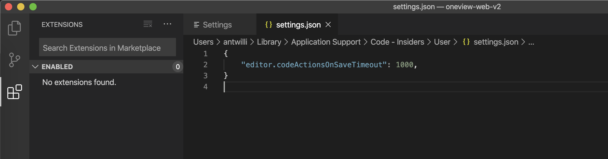 "editor.codeActionsOnSaveTimeout" is an "Unknown Configuration Setting" · Issue #91917 ...