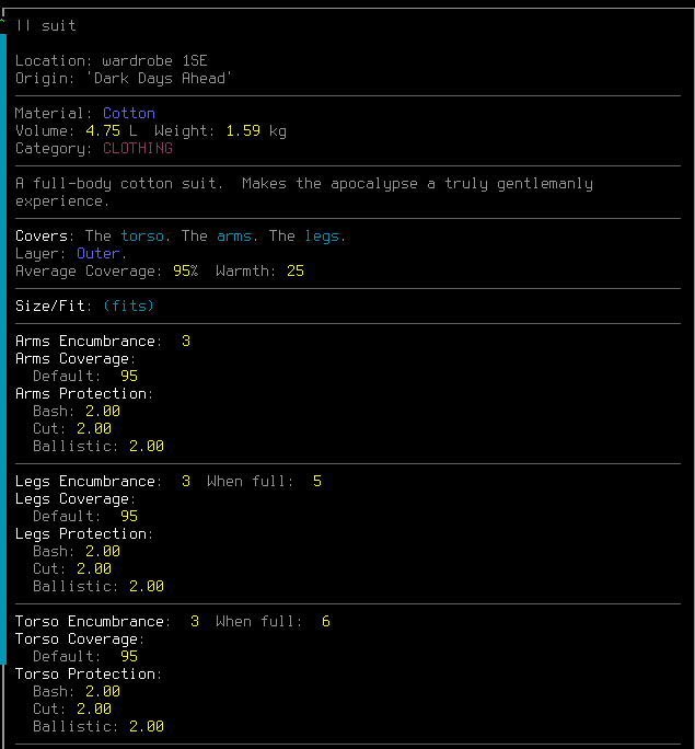 Protection values for a suit seem anomalously high · Issue #54177 · CleverRaven/Cataclysm-DDA ...