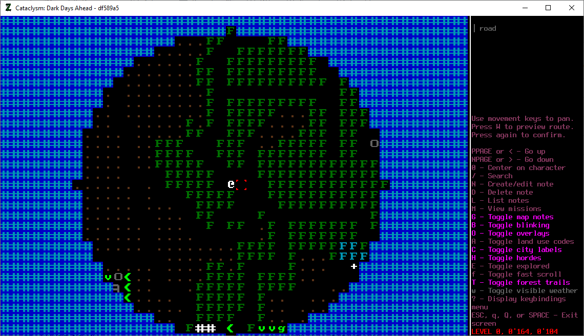 Roads, trails, subways, and sewers do not render in a variety of graphical overmaps · Issue ...