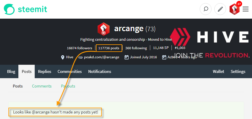 My posts and comments are censored by Steemit · Issue #3797 · steemit/condenser · GitHub
