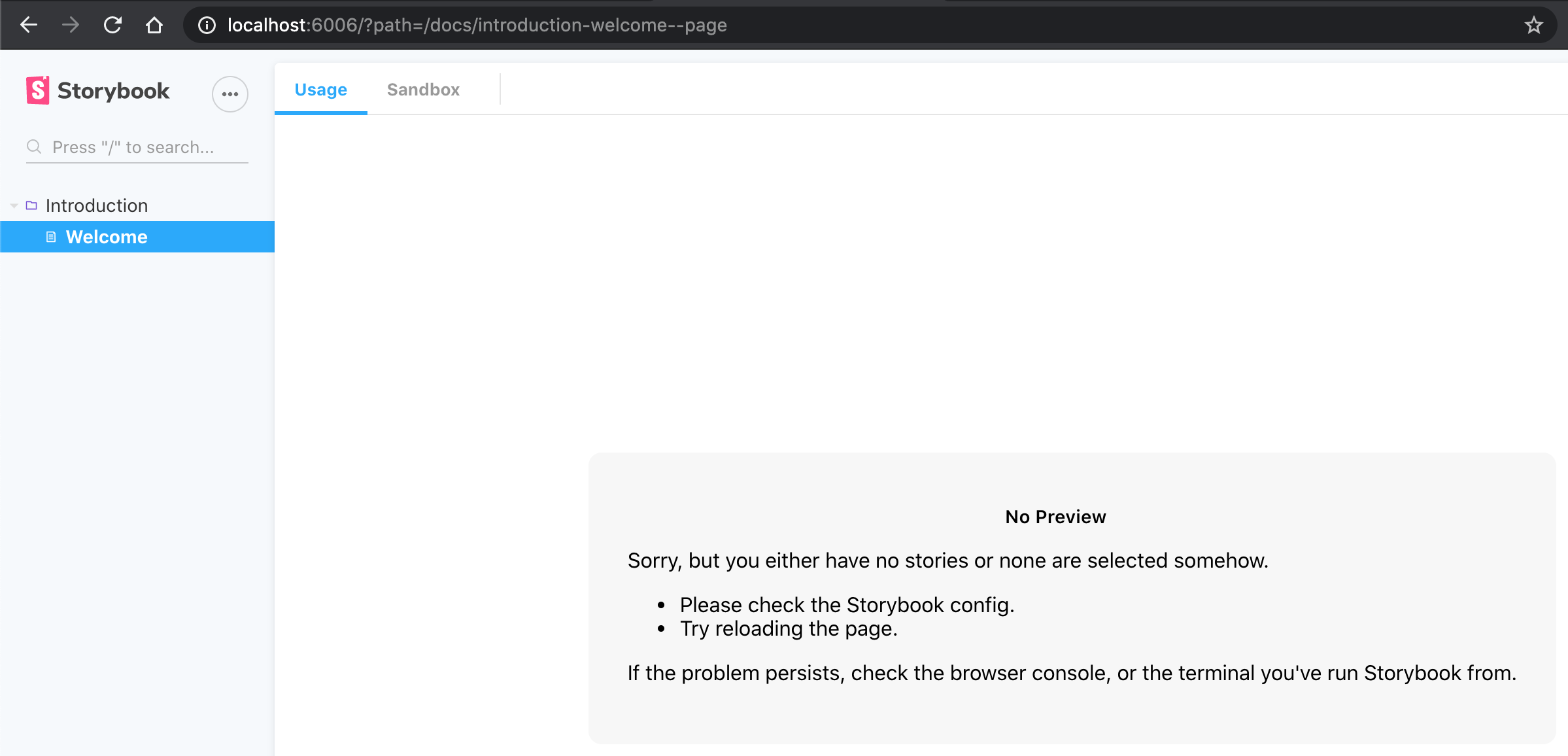 [v6.0.0-beta.6] preview is not initially loaded when addon docs panel is renamed · Issue #10761 ...
