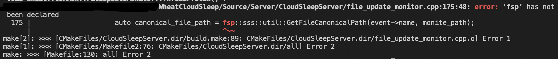 server端linux编译问题 · Issue #16 · WheatBox/WheatCloudSleep · GitHub