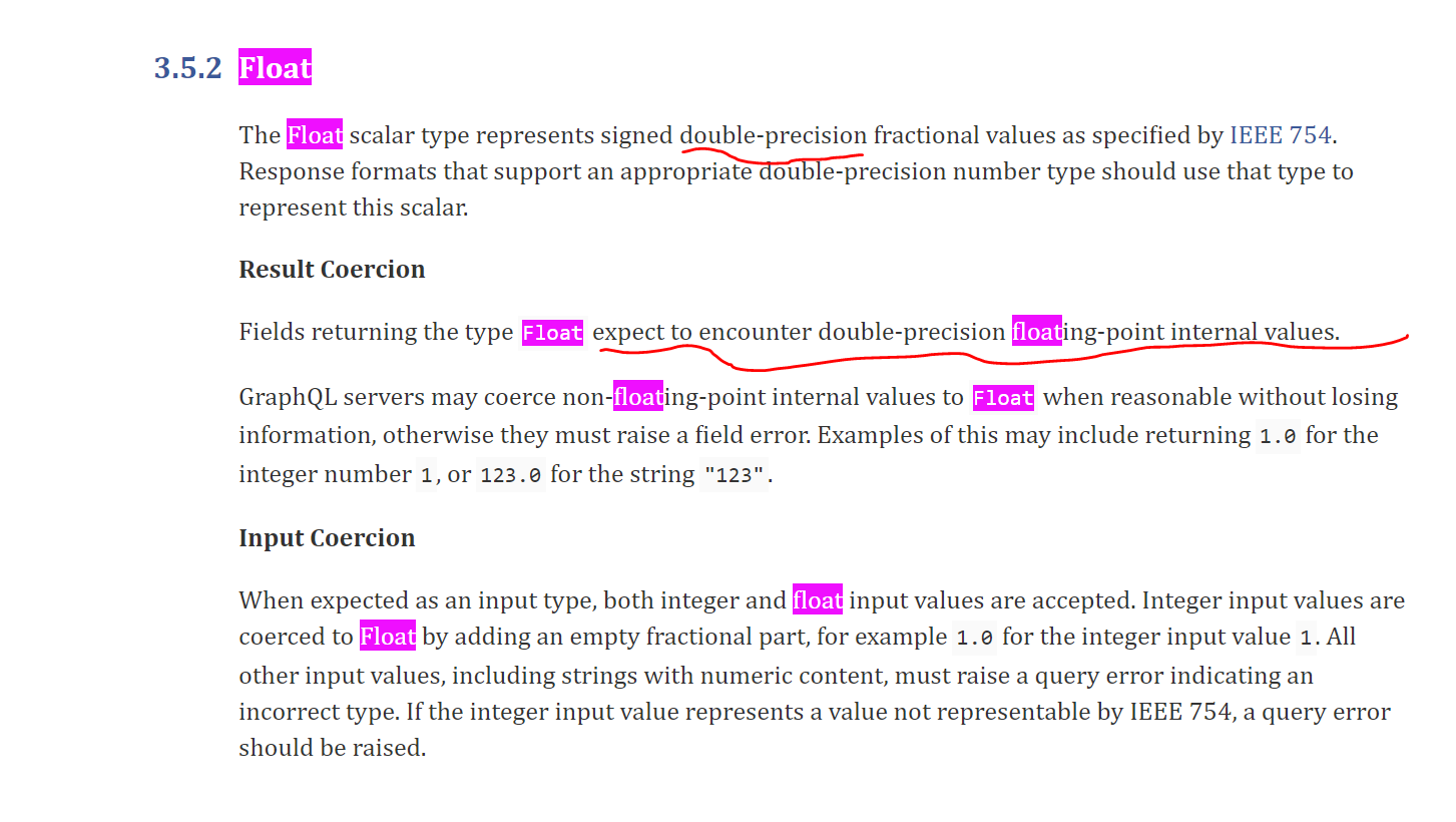 FloatGraphType arguments can be parsed as integers · Issue #2047 · graphql-dotnet/graphql-dotnet ...
