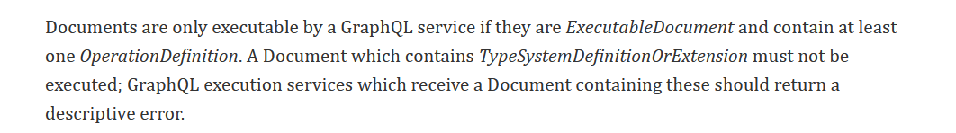 Throw error on TypeSystemDefinition or Extension · Issue #2844 · graphql-dotnet/graphql-dotnet ...