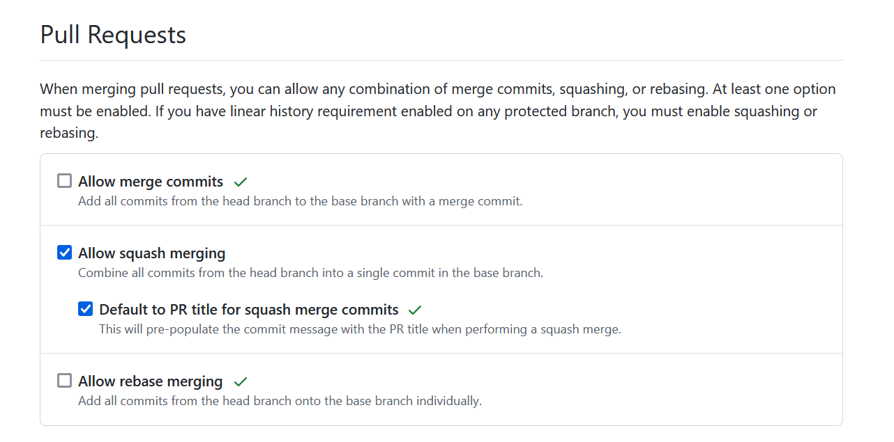 Change pull request settings · Issue #415 · graphql-dotnet/graphql-client · GitHub