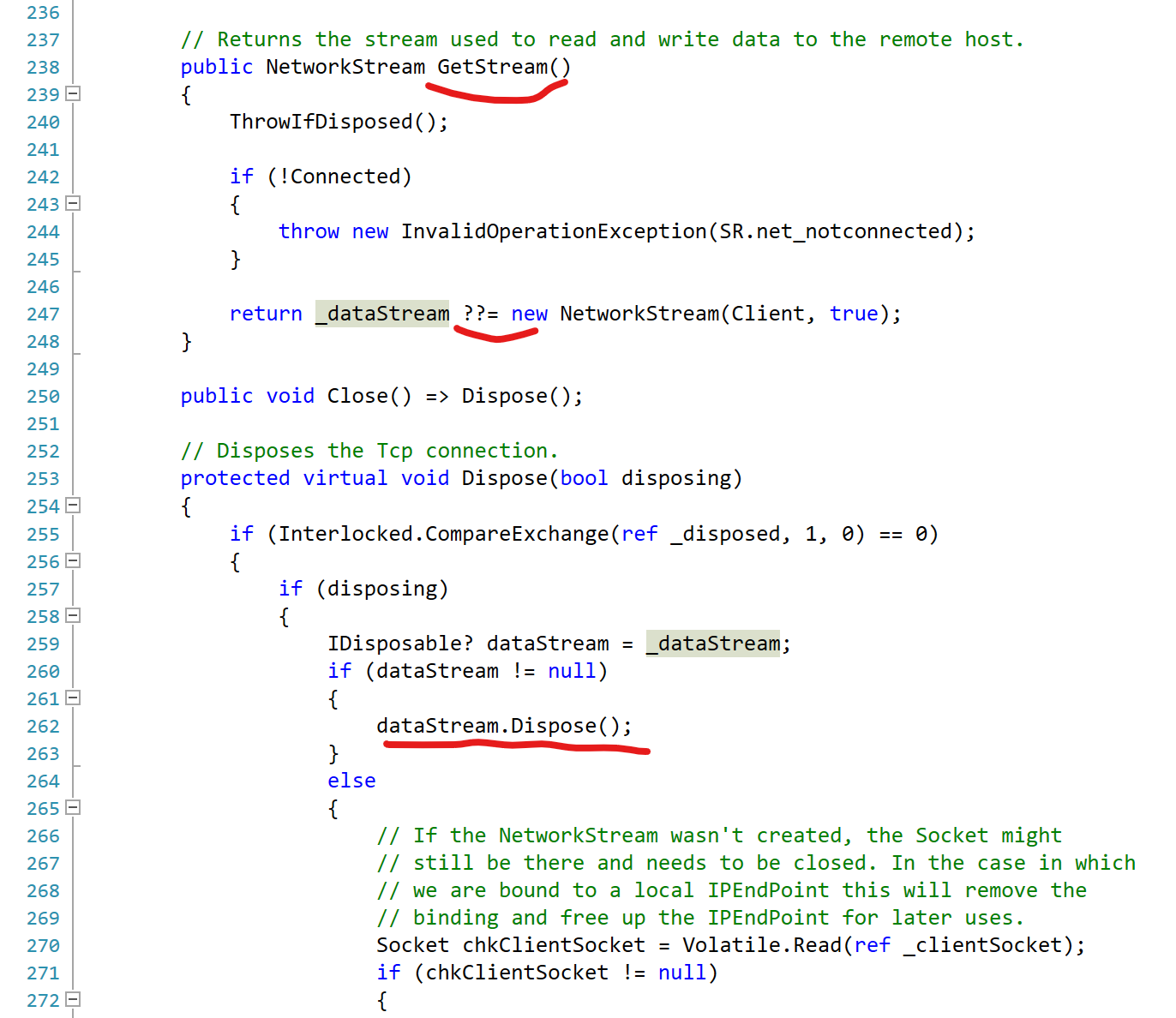 False positive IDISP004 on TcpClient · Issue #513 · DotNetAnalyzers ...
