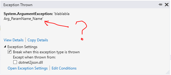 Question about strange parameter name in ArgumentException · Issue #29502 · dotnet/runtime · GitHub