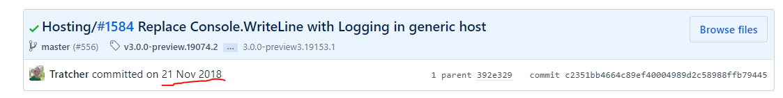 WebHost inside Generic host not logging startup messages · Issue #126 · serilog/serilog ...