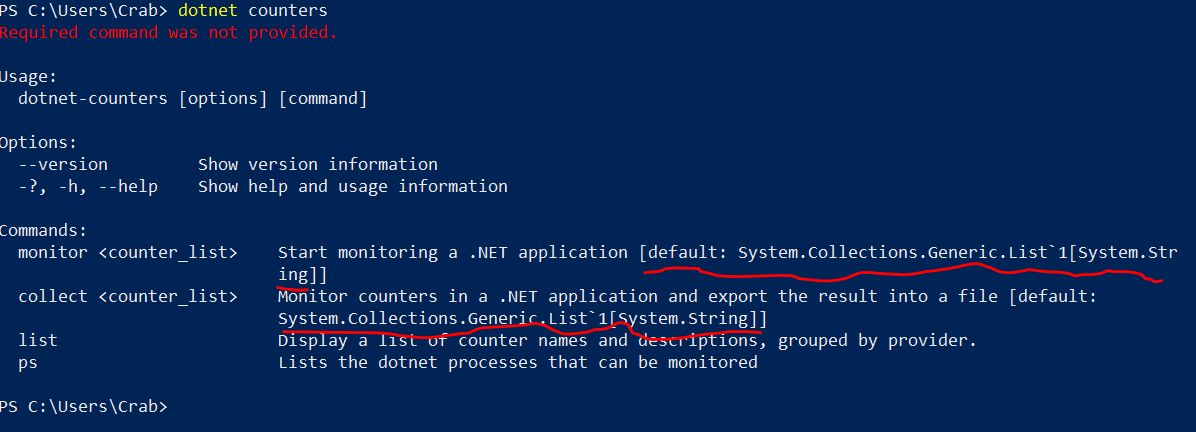 Wrong description · Issue #1754 · dotnet/diagnostics · GitHub