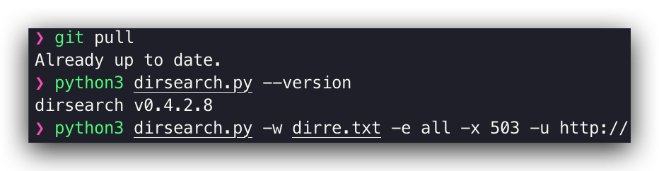 exclude_status_codes not work · Issue #1173 · maurosoria/dirsearch · GitHub