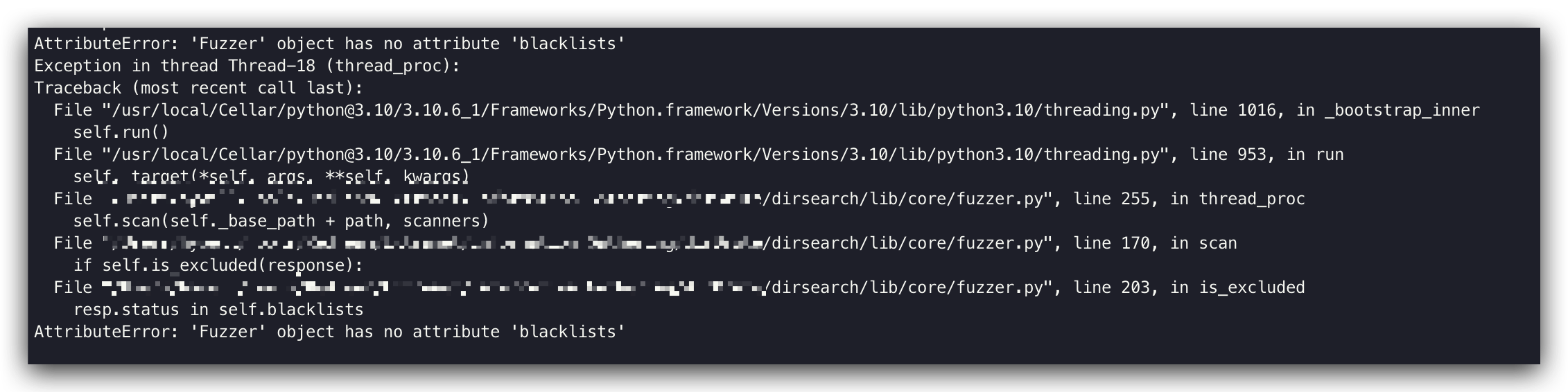 exclude_status_codes not work · Issue #1173 · maurosoria/dirsearch · GitHub