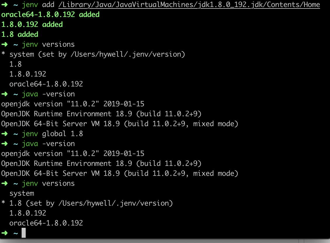 【Invalid switch】jenv global not work · Issue #239 · jenv/jenv · GitHub