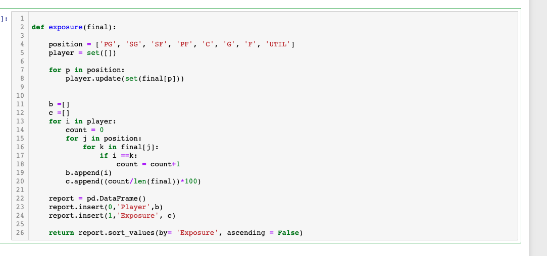 exposures after otimizer runs · Issue #142 · DimaKudosh/pydfs-lineup-optimizer · GitHub