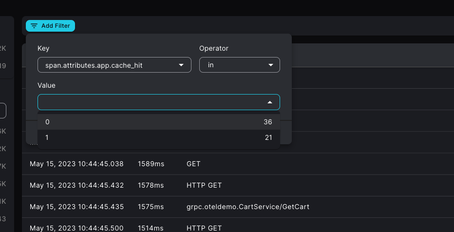 🐞 Issue with Custom Boolean Filter in Teletrace · Issue #1602 · teletrace/teletrace · GitHub