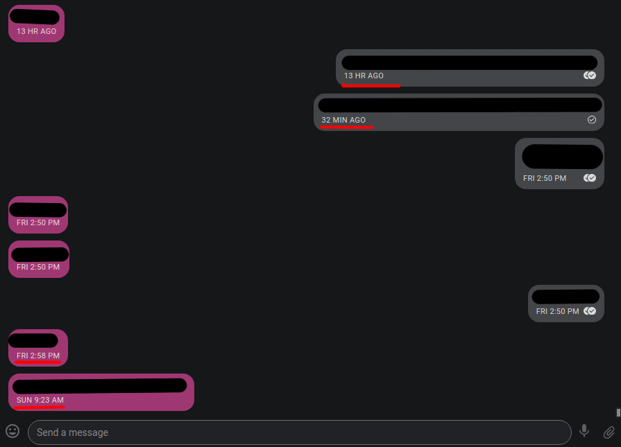 BUG: After not using a desktop client for some time, messages are sorted incorrectly, not by the ...