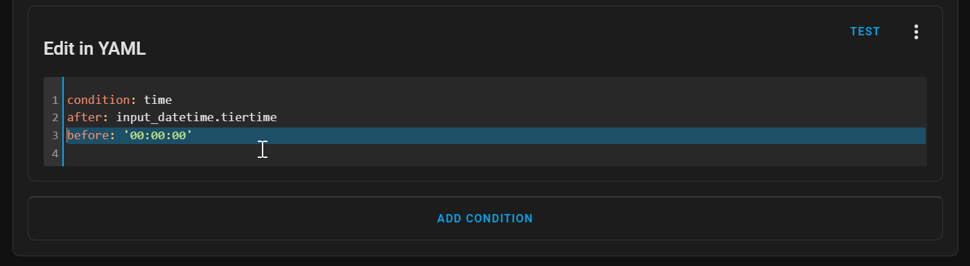 Automation visual editor for "Time" condition forces both Before and ...