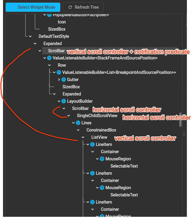 Audit scroll widgets in DevTools to see if notificationPredicate is needed · Issue #3292 ...
