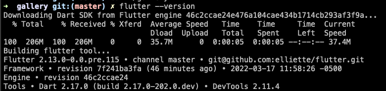 Devtools Version Mismatched In Flutter Version Output And Live Devtools Instance · Issue