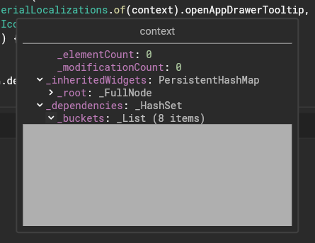 Expanding a variables list shows blank grey box · Issue #4793 · flutter/devtools · GitHub