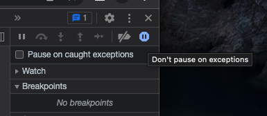 Label or tooltip would be helpful for the "pause on exceptions" dropdown · Issue #4876 · flutter ...