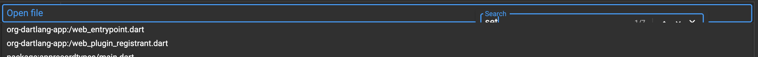 File Picker And File Search Shown At The Same Time · Issue 5391 · Flutter Devtools · Github