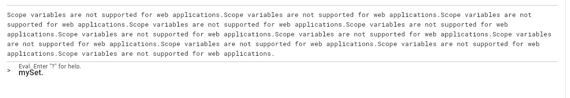 Scope Variables Are Not Supported For Web Applications Warning · Issue 5611 · Flutter 8607