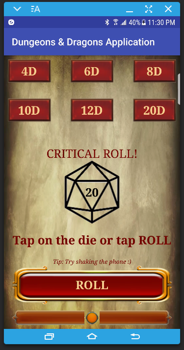 GitHub - iWolfram/Dungeons-and-Dragons-Android-Application: DMIT2504 ...