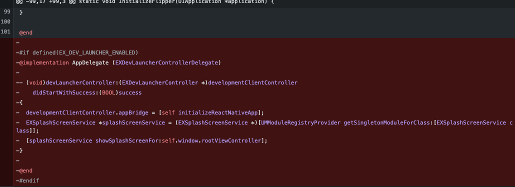 [docs] Expo modules migration is missing additional code removal for expo-dev-clients · Issue ...
