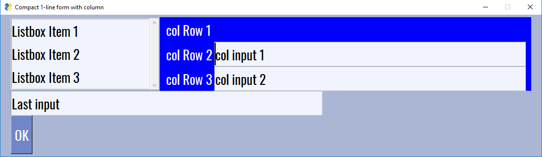 Question Text vertical spacing in a coloumn · Issue #1742 · PySimpleGUI ...