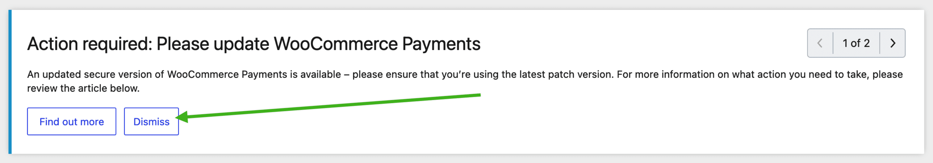 Undismissable notice · Issue #36913 · woocommerce/woocommerce · GitHub