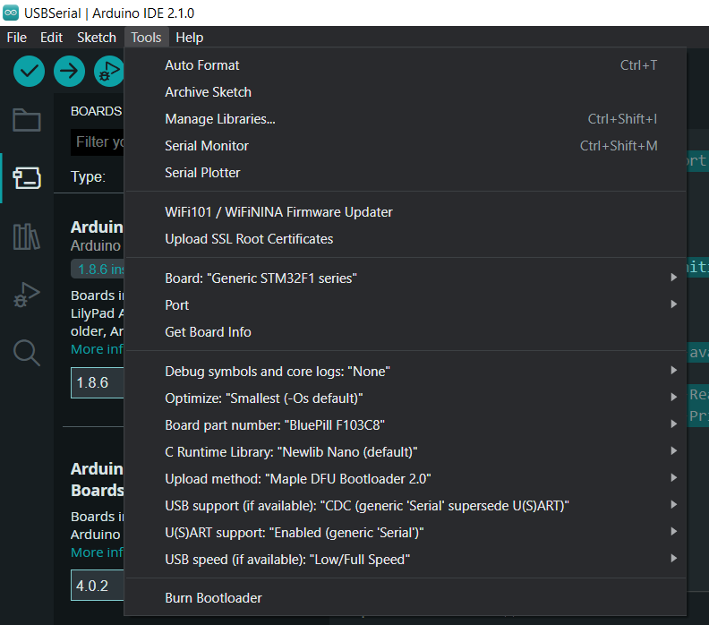 Serial Available And Serial Read Not Working With Usb Cdc Virtual Com Port · Issue 2055