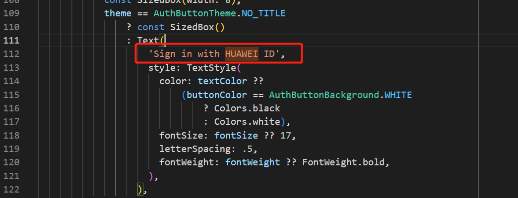 Huaweiidauthbutton不支持中文及国际化 · Issue 235 · Hms Core Hms Flutter Plugin · Github