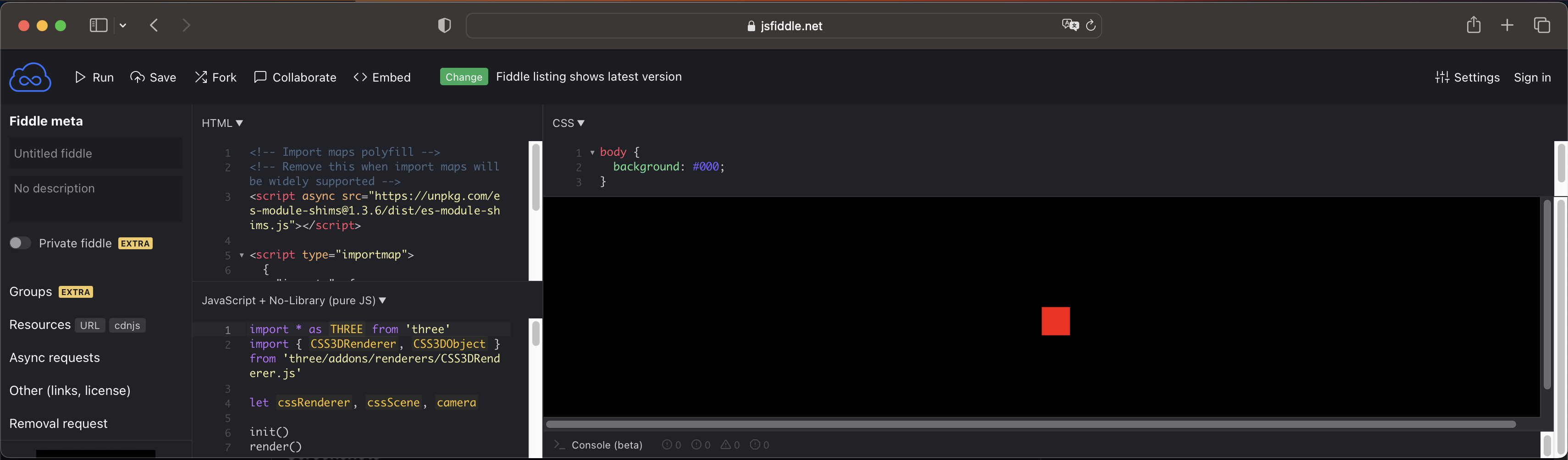 Broken Css3d Renderer In Safari R150 R155 · Issue 26529 · Mrdoobthreejs · Github 