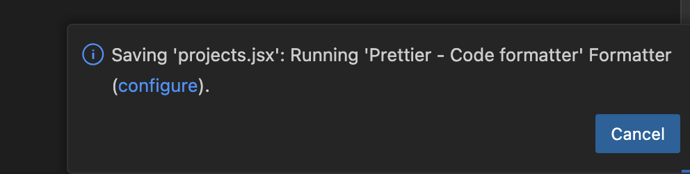 Prettier Code Format Take A Long Time To Format · Issue 2999 · Prettierprettier Vscode · Github