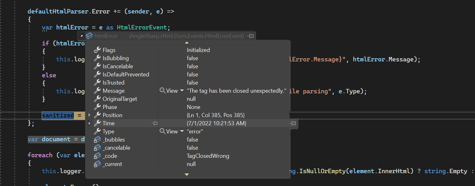 TagClosedWrong error when having nested equal formatting elements · Issue #1052 · AngleSharp ...